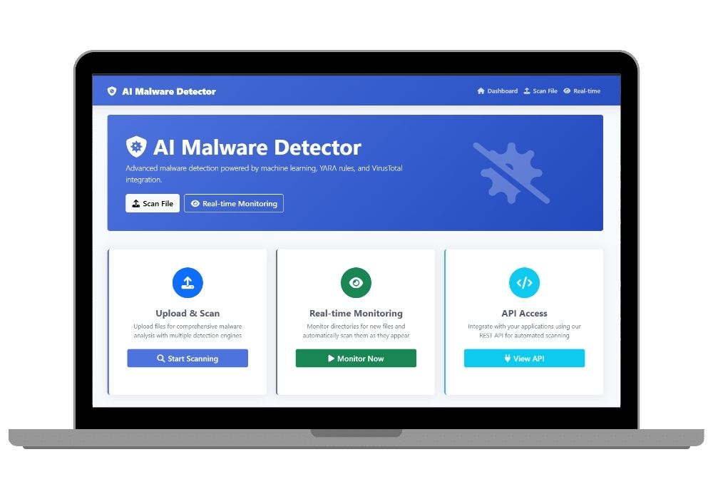 Malwareguard Ai Real Time Ai Powered Malware Detection With Flask