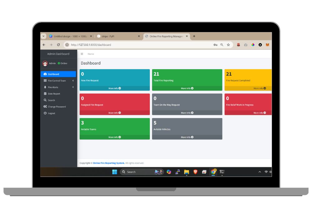 Online Fire Reporting System | CodeAj Marketplace